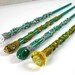 Green Magic Wand Wizard Wand Fairy Wand Witches Wand Steampunk