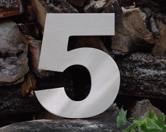 Unfinished 10 inch Decorative Wooden letter