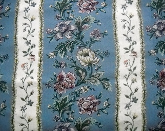 Cabbage rose fabric | Etsy