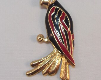 Parrot brooch | Etsy