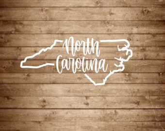 North carolina decal | Etsy