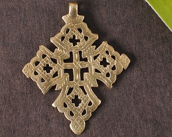 Coptic cross pendant | Etsy