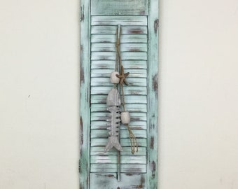 Shutter wall decor | Etsy