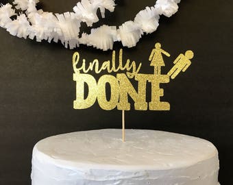 Divorce cake topper | Etsy