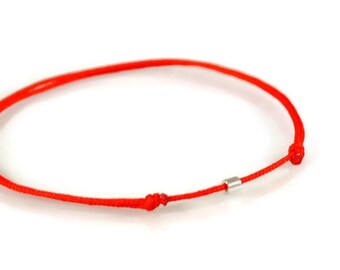 Red men bracelet | Etsy