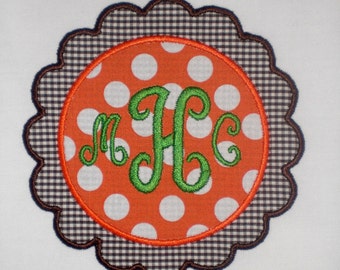 Easter Spring Chick Bow Center Embroidery Design Machine