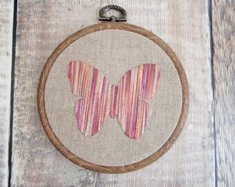 Butterfly embroidery | Etsy