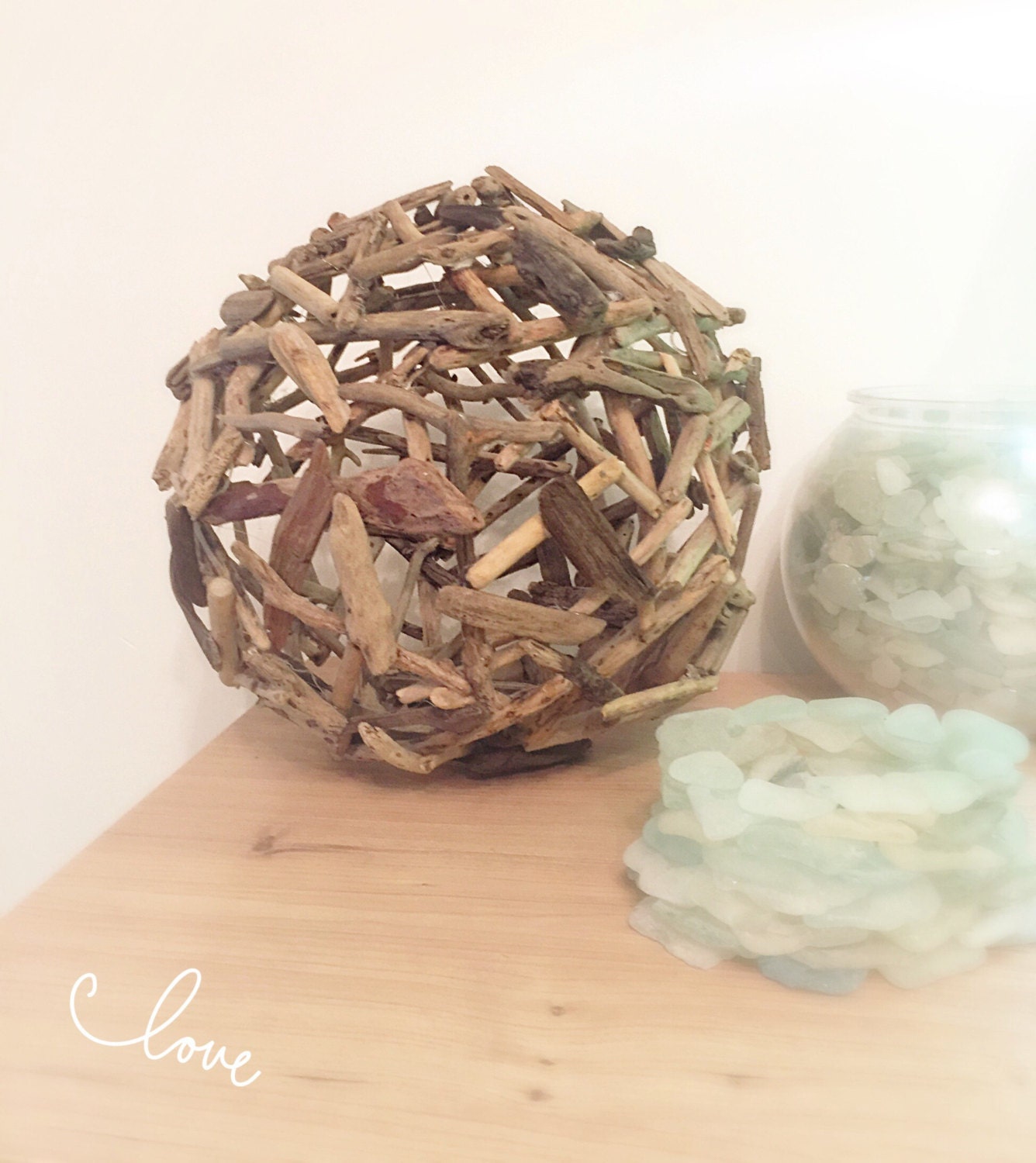 Driftwood Orb Driftwood Ball Driftwood Sphere from Isle of