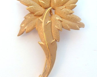 14k gold brooch | Etsy