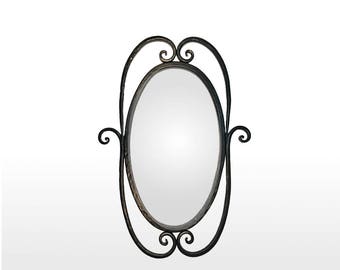 Wrought iron mirror | Etsy