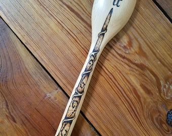 Wood burned spoons | Etsy