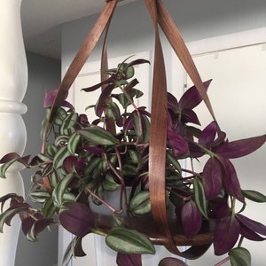 Wood hanging planter | Etsy