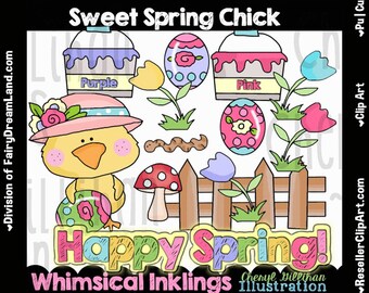 Chick clip art | Etsy