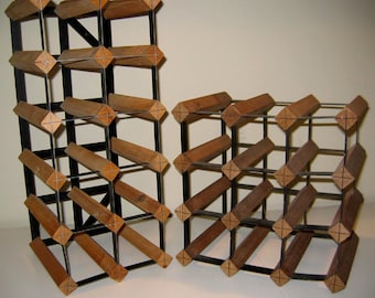 Industrial wine rack | Etsy