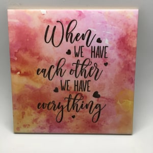 Trivets with sayings | Etsy