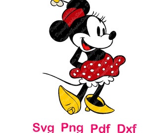 Minnie mouse svg | Etsy