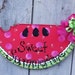 Watermelon sweet summer welcome summer door hanger