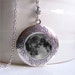 Full Moon Necklace Photo Locket Moon Locket Locket