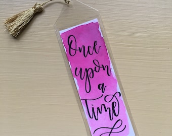 Calligraphy bookmark | Etsy