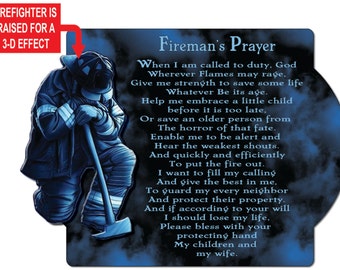Firefighters prayer | Etsy