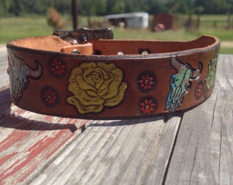 Western dog collar | Etsy