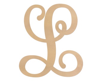 Monogram letter l | Etsy