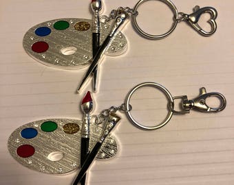 Art keychain | Etsy