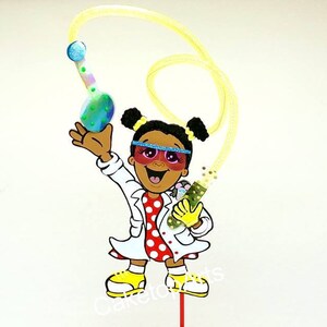 Science cake topper | Etsy