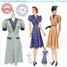 E-Pattern Circa 1939 Victory Dress Pattern 1930s 1940s