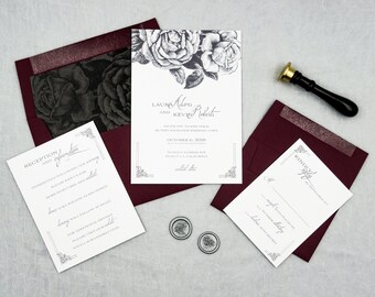 Victorian invitation | Etsy