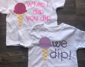 When i dip shirt | Etsy