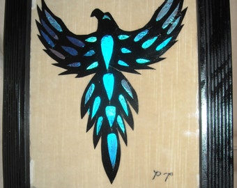 Phoenix bird art | Etsy