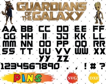 Galaxy alphabet | Etsy