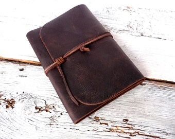 Leather book cover | Etsy