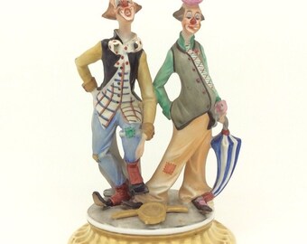 Rare Capo Di Monte figurine Capodimonte Porcelain Figurine