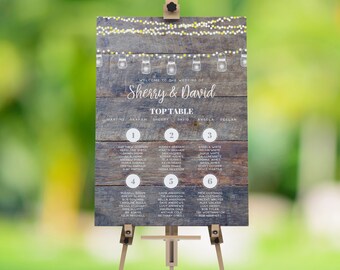 Wedding table plan | Etsy