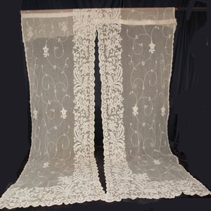 French lace curtains | Etsy