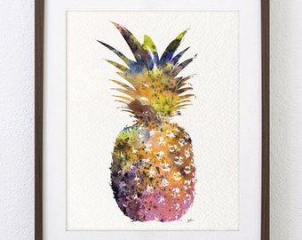 Pineapple art | Etsy