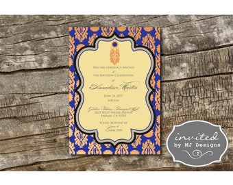 Ethnic invitation | Etsy