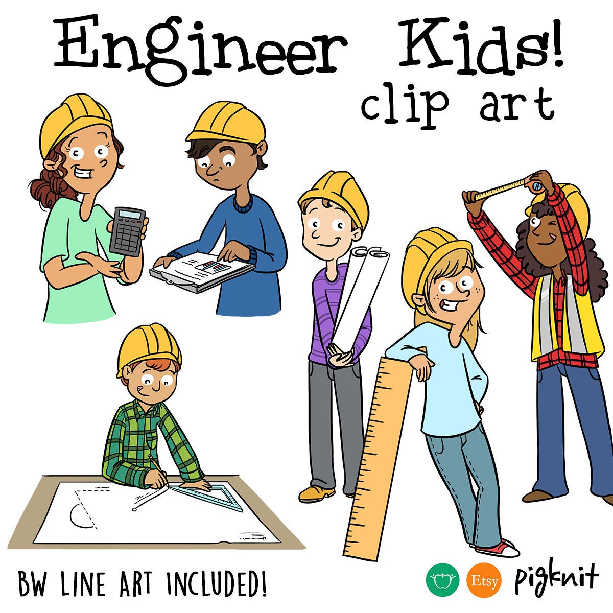 Engineering Clipart Engineer Clip Art STEM Clipart Middle