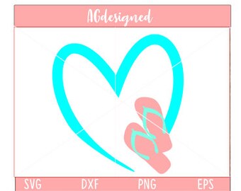 Flip flop svg | Etsy