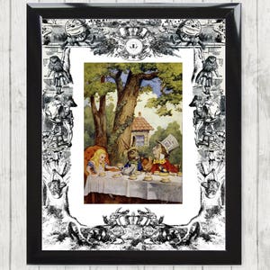 Mad hatter poster | Etsy