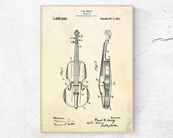 Violin blueprint | Etsy