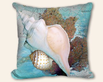 Seashell pillow | Etsy