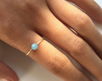 Single stone ring | Etsy