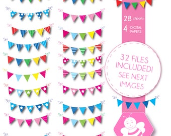 Bunting Clipart Bunting Banner Clipart Bunting Flag Clipart
