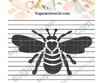 Queen bee stencil | Etsy