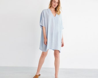 Linen tunic dress | Etsy