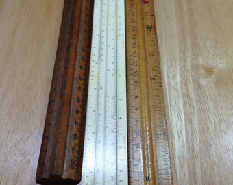 Wood rulers | Etsy