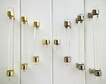 Acrylic drawer pull | Etsy